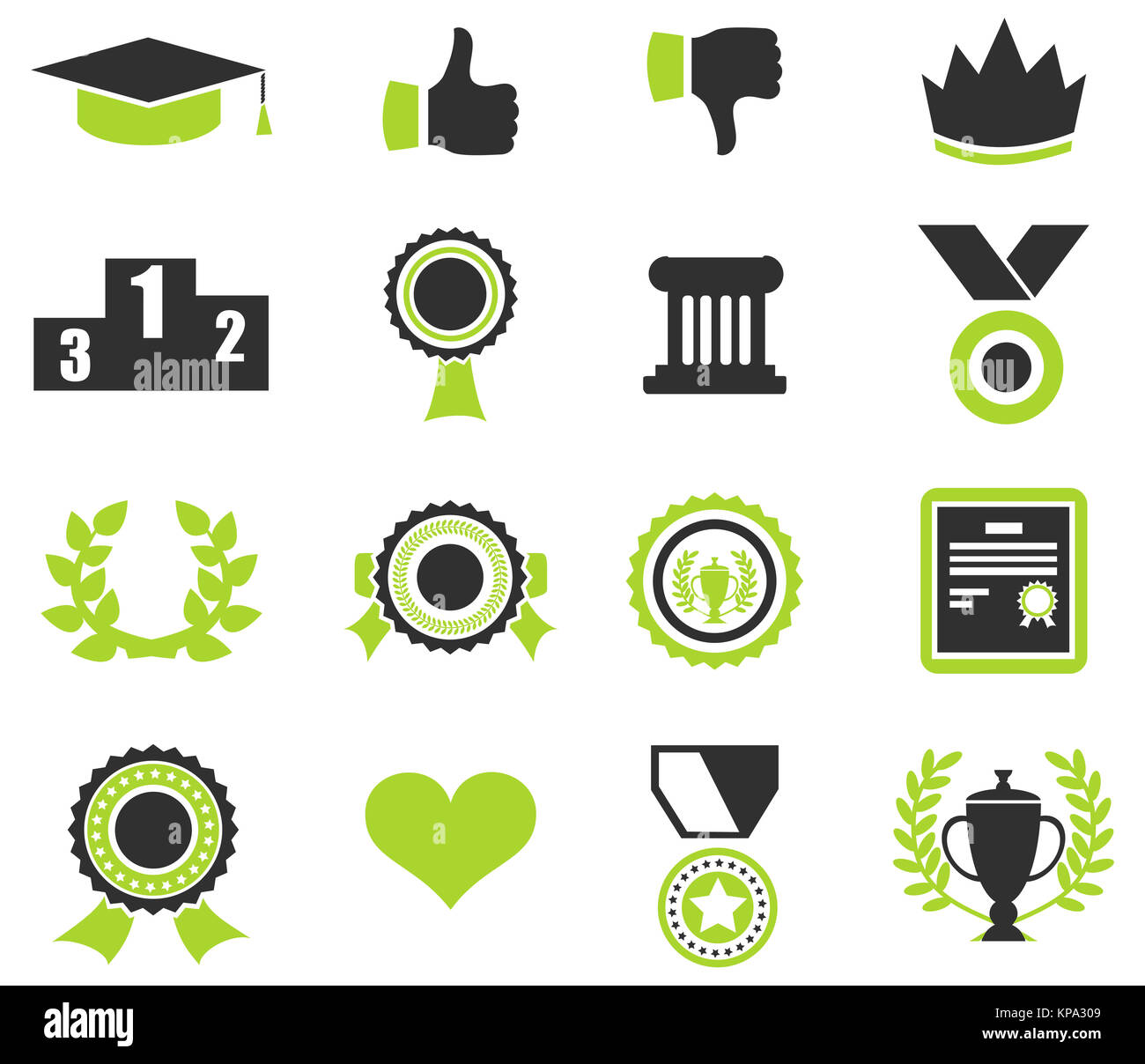 Trophy and prize symbol Stock Photo - Alamy