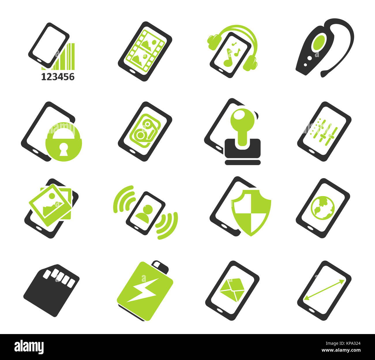 Mobile or smartphone specifications and functions Stock Photo - Alamy