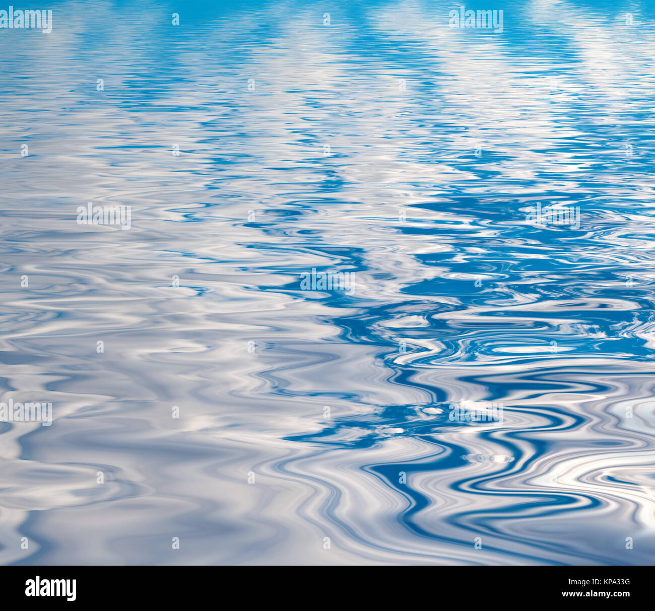 Surface Rippled of water with with reflection Stock Photo - Alamy
