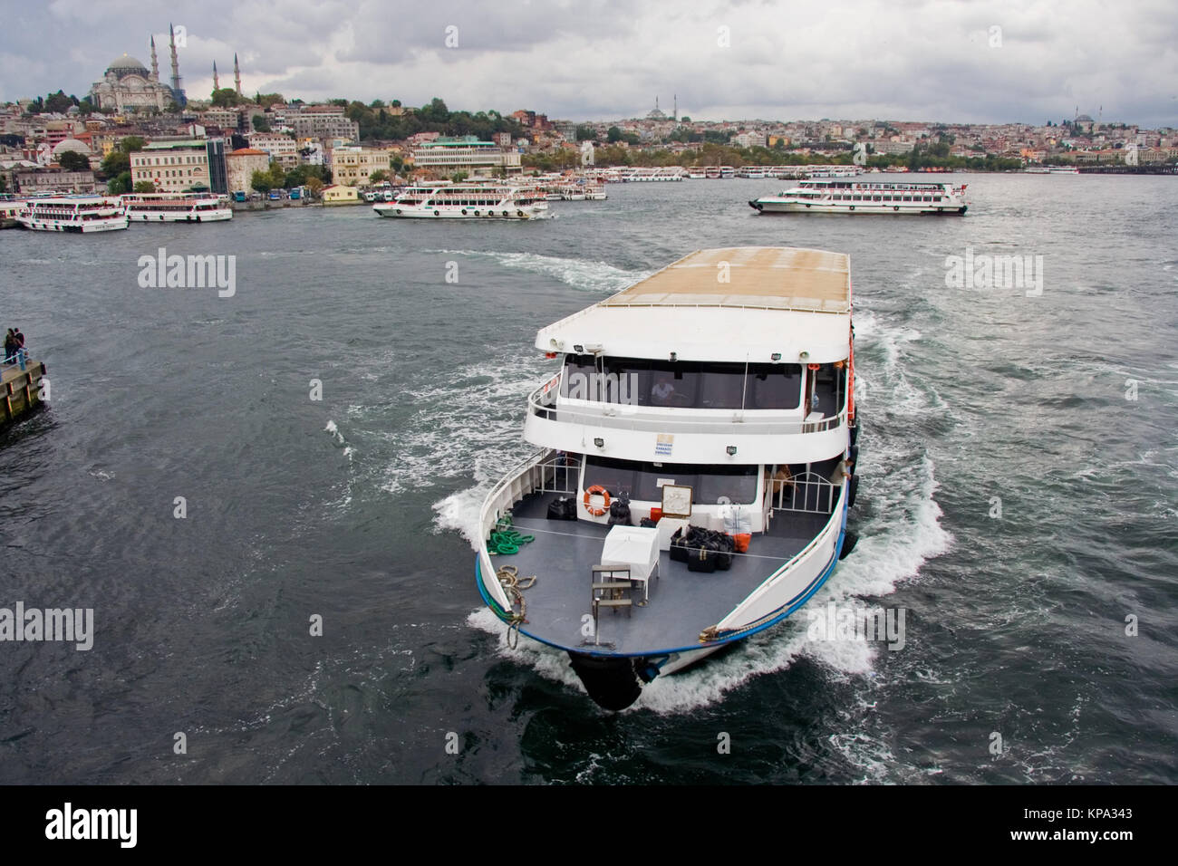Passenger ferryboat sailing istanbul hi-res stock photography and ...
