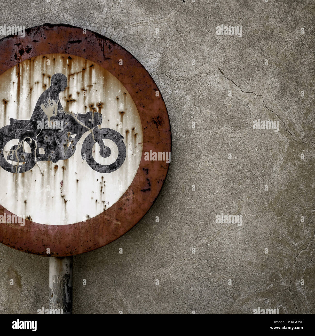 Road sign ban Stock Photo - Alamy