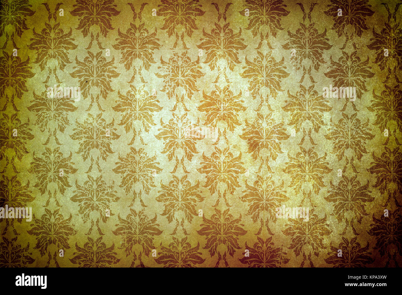 Old paper background with old-fashioned patterns Stock Photo - Alamy