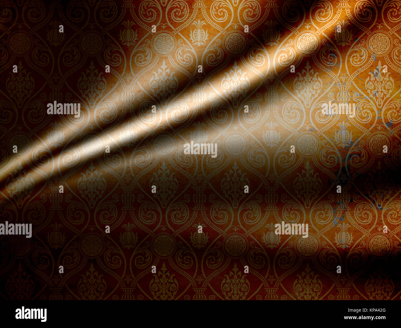 Old wallpaper patterns hi-res stock photography and images - Alamy