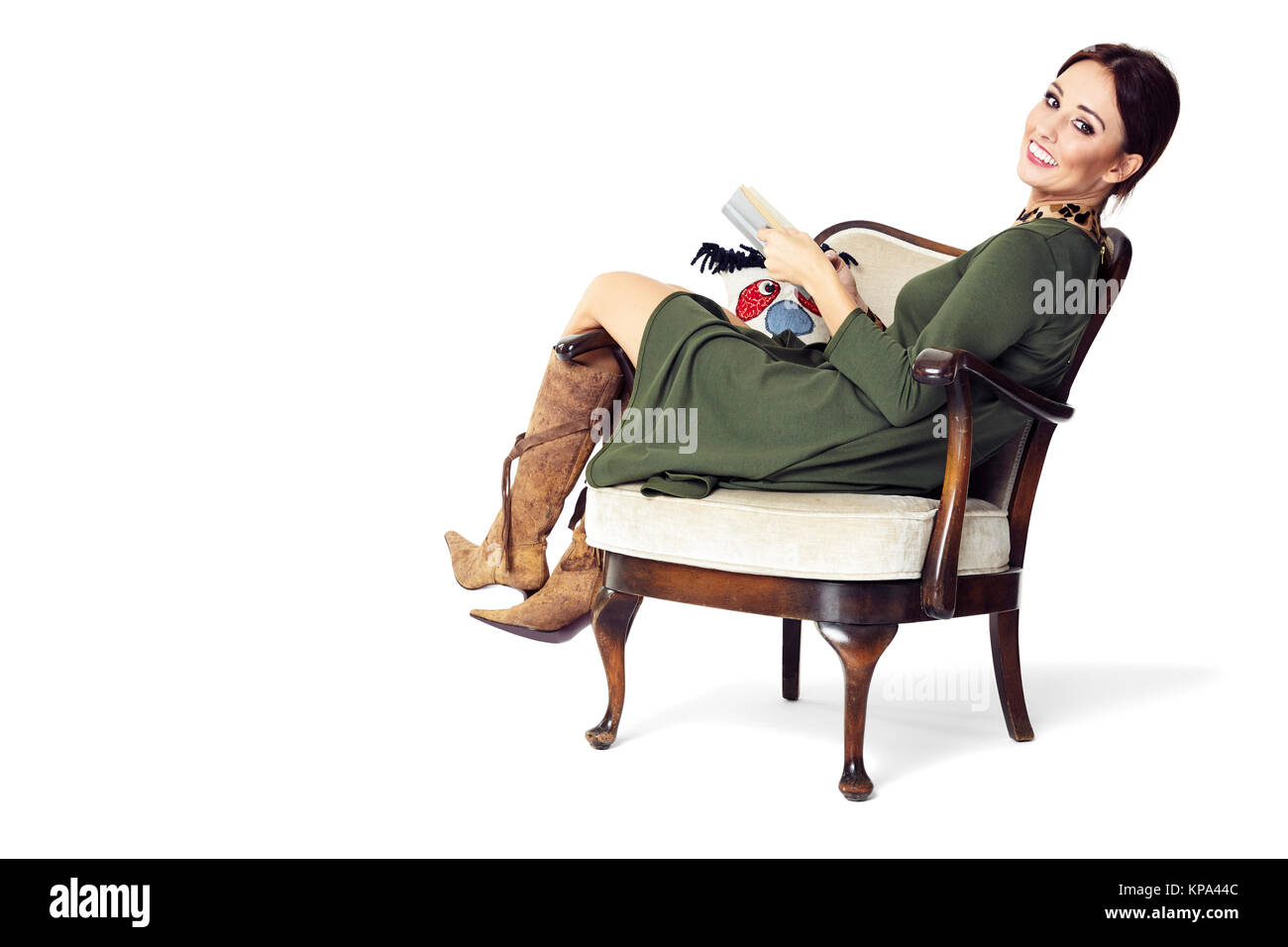 Relax With A Book Stock Photo - Alamy