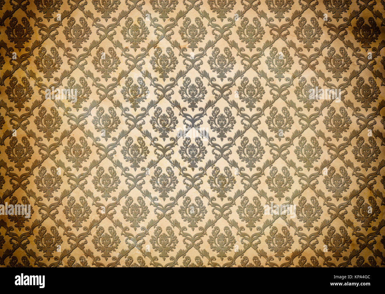Old-fashioned european patterns on old grunge paper background Stock ...