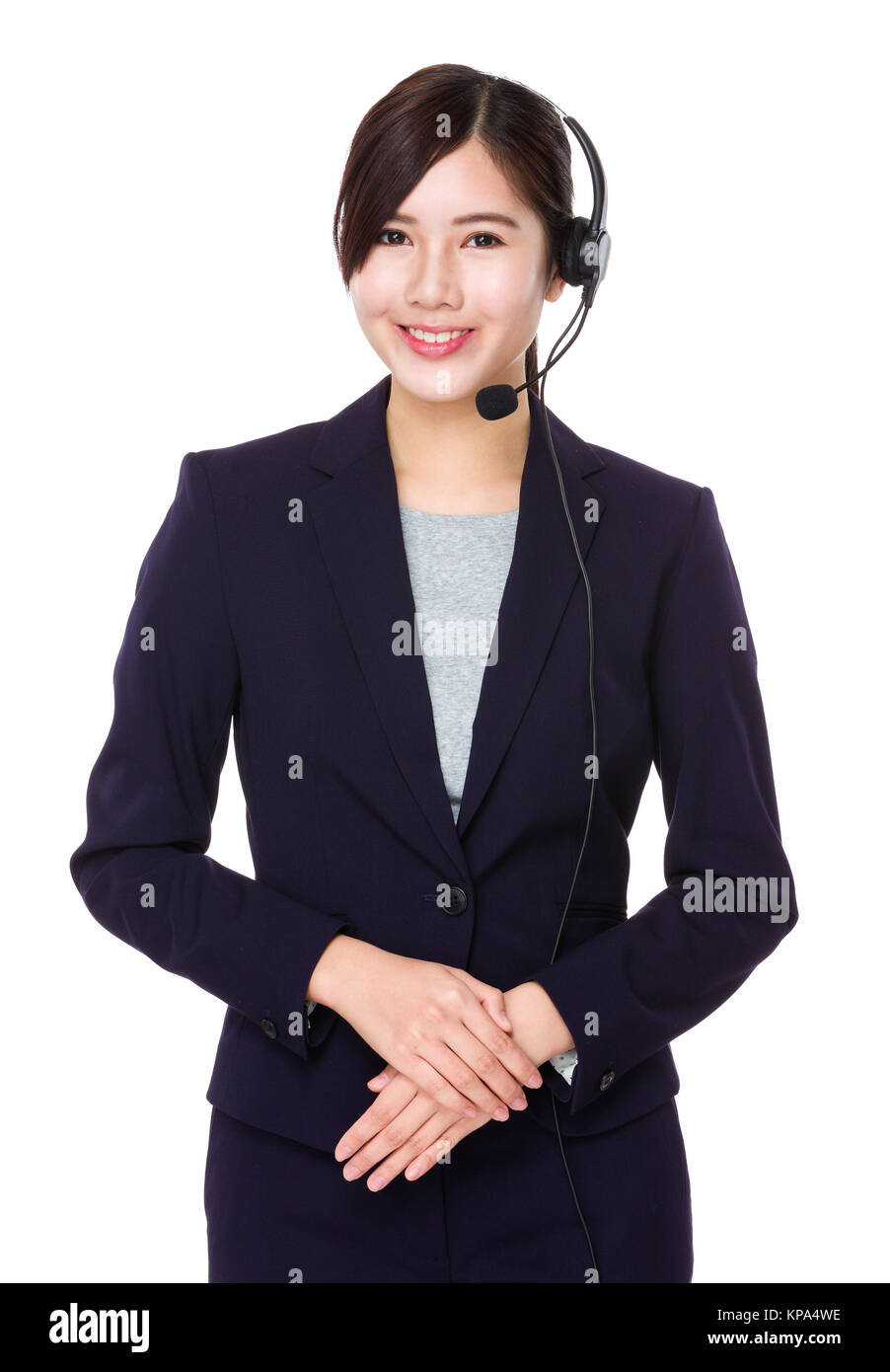 Customer services representative Stock Photo - Alamy