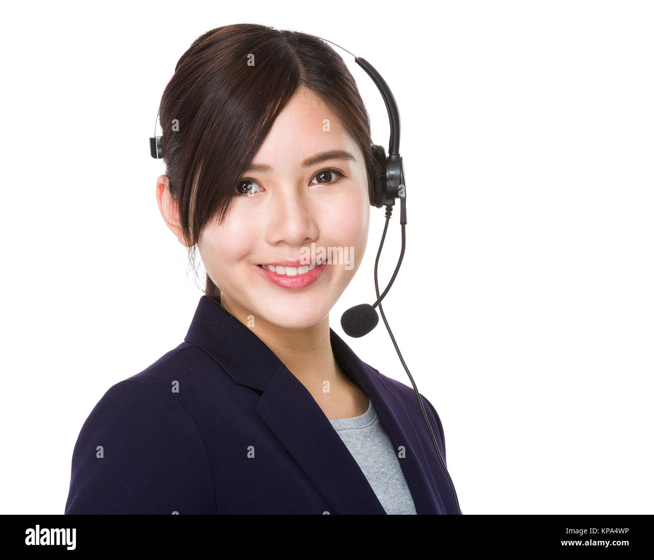 Customer services officer Stock Photo - Alamy