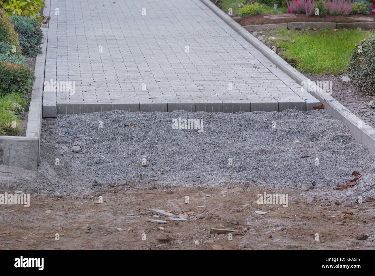 construction of a pavement surface Stock Photo - Alamy