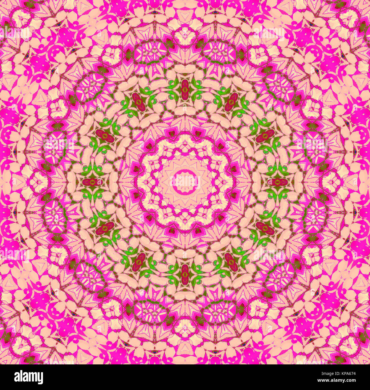 Intricate geometric shapes in shades of pink hi-res stock photography ...