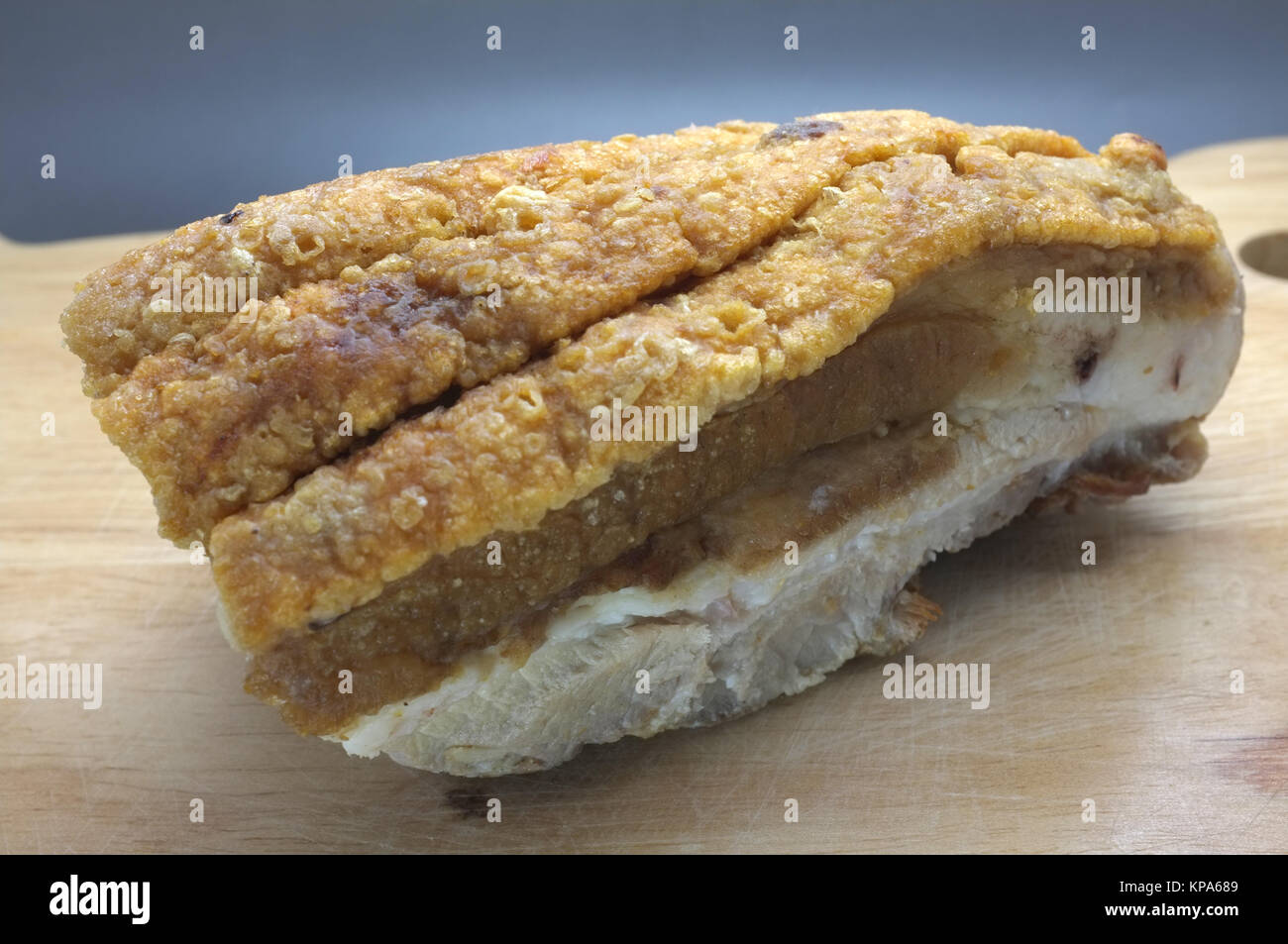 Deep fried streaky pork, asian style bacon Stock Photo - Alamy