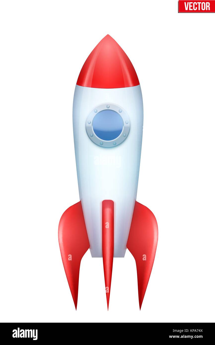 Rocket isolated on white background Stock Vector Image & Art - Alamy