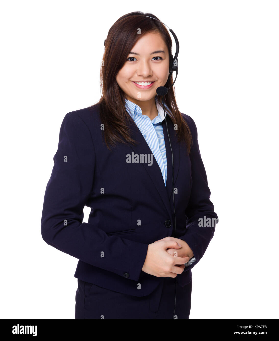 Customer services officer Stock Photo - Alamy