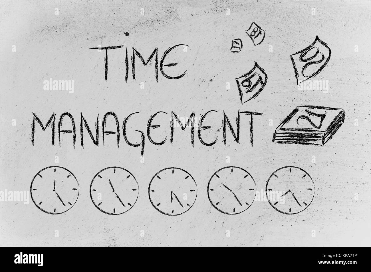 time and project management for the global business Stock Photo - Alamy