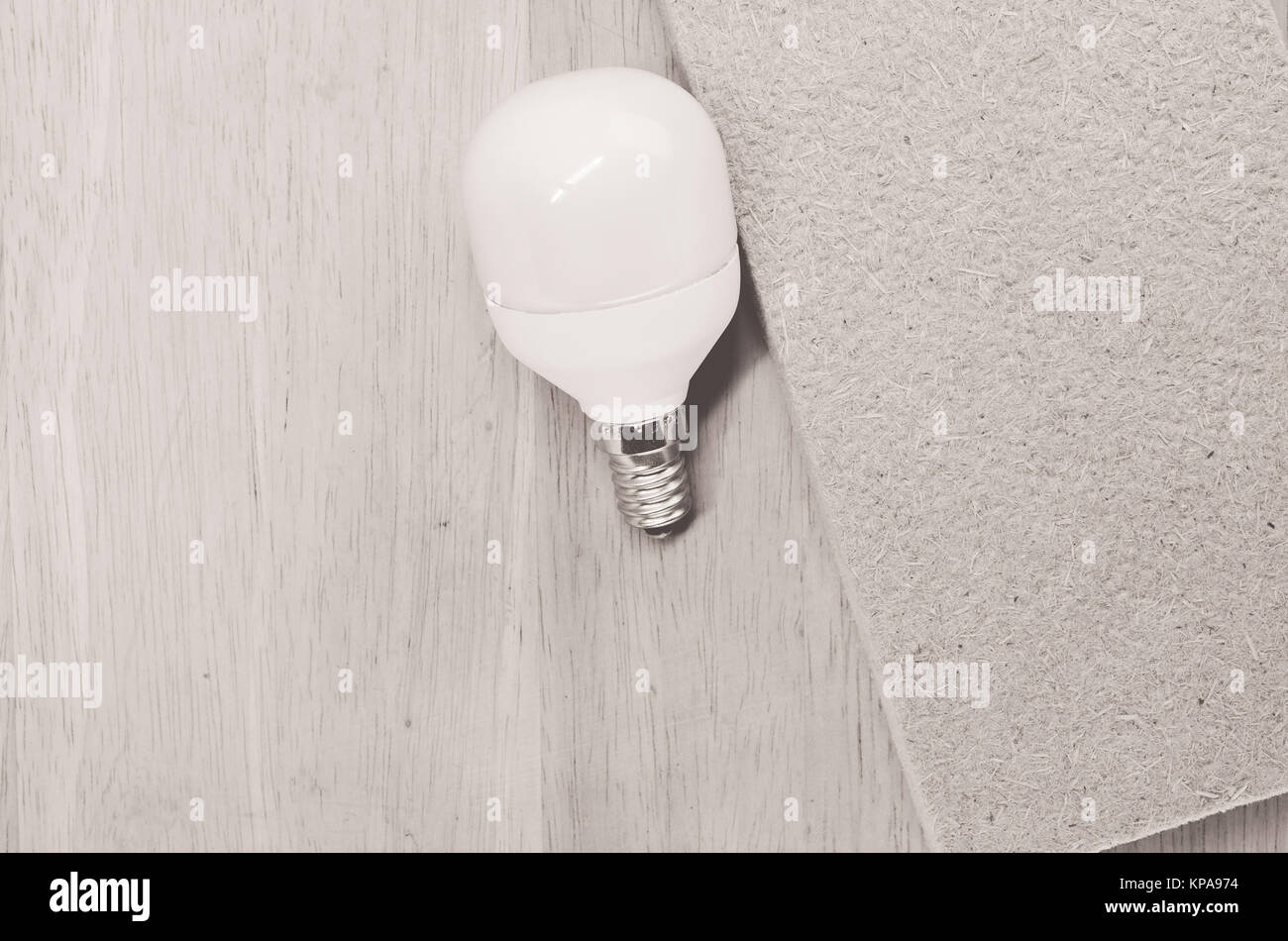 compressed thermal insulating hemp fiber panel and low power light bulb ...