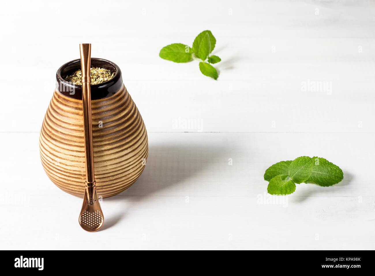 Traditional yerba mate Stock Photo - Alamy