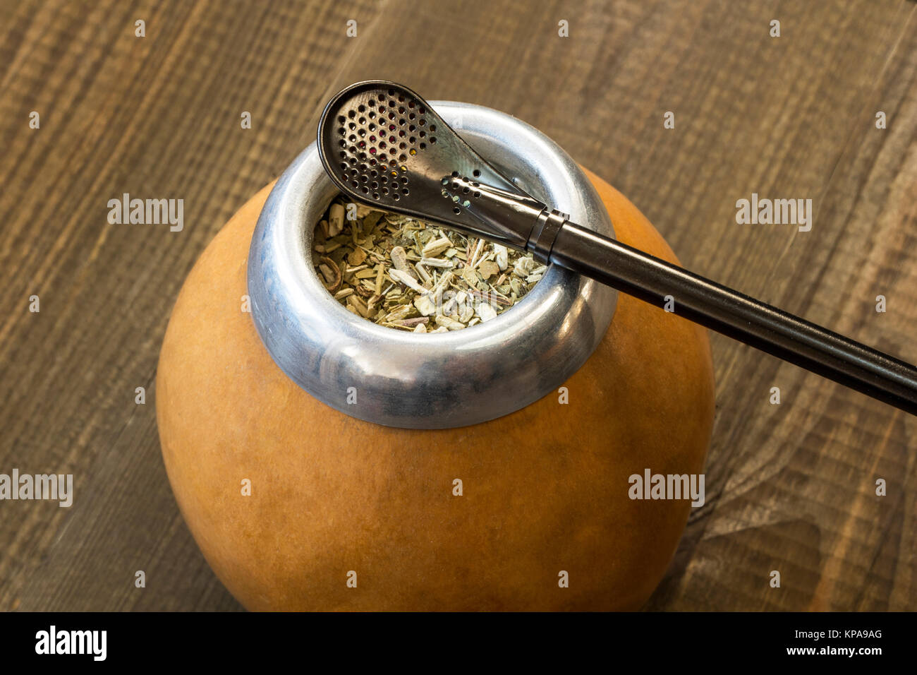 Traditional yerba mate Stock Photo - Alamy