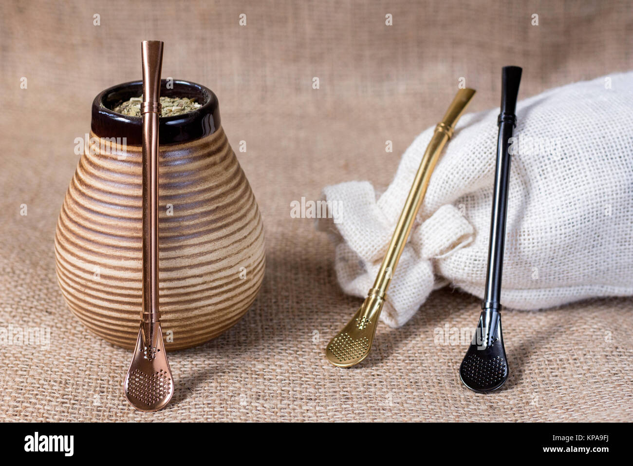 Traditional yerba mate Stock Photo - Alamy