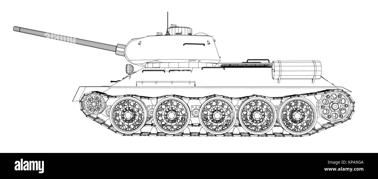 Artillery blueprint Cut Out Stock Images & Pictures - Alamy