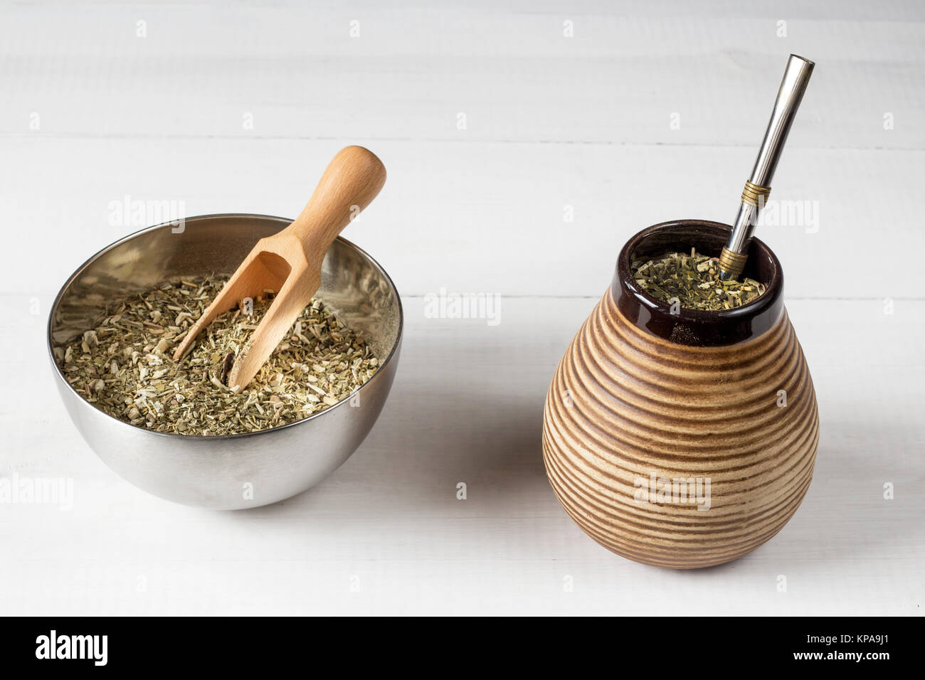 Traditional yerba mate Stock Photo - Alamy