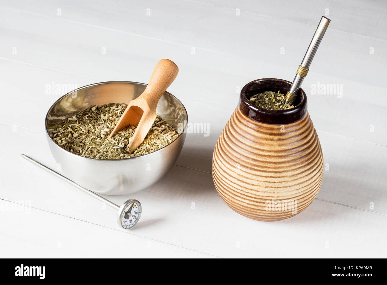Traditional yerba mate Stock Photo - Alamy