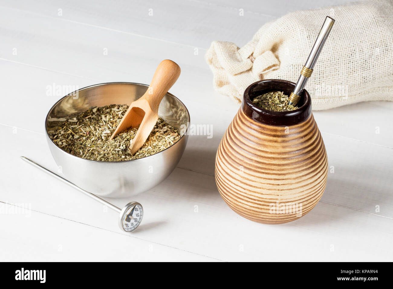 Traditional yerba mate Stock Photo - Alamy