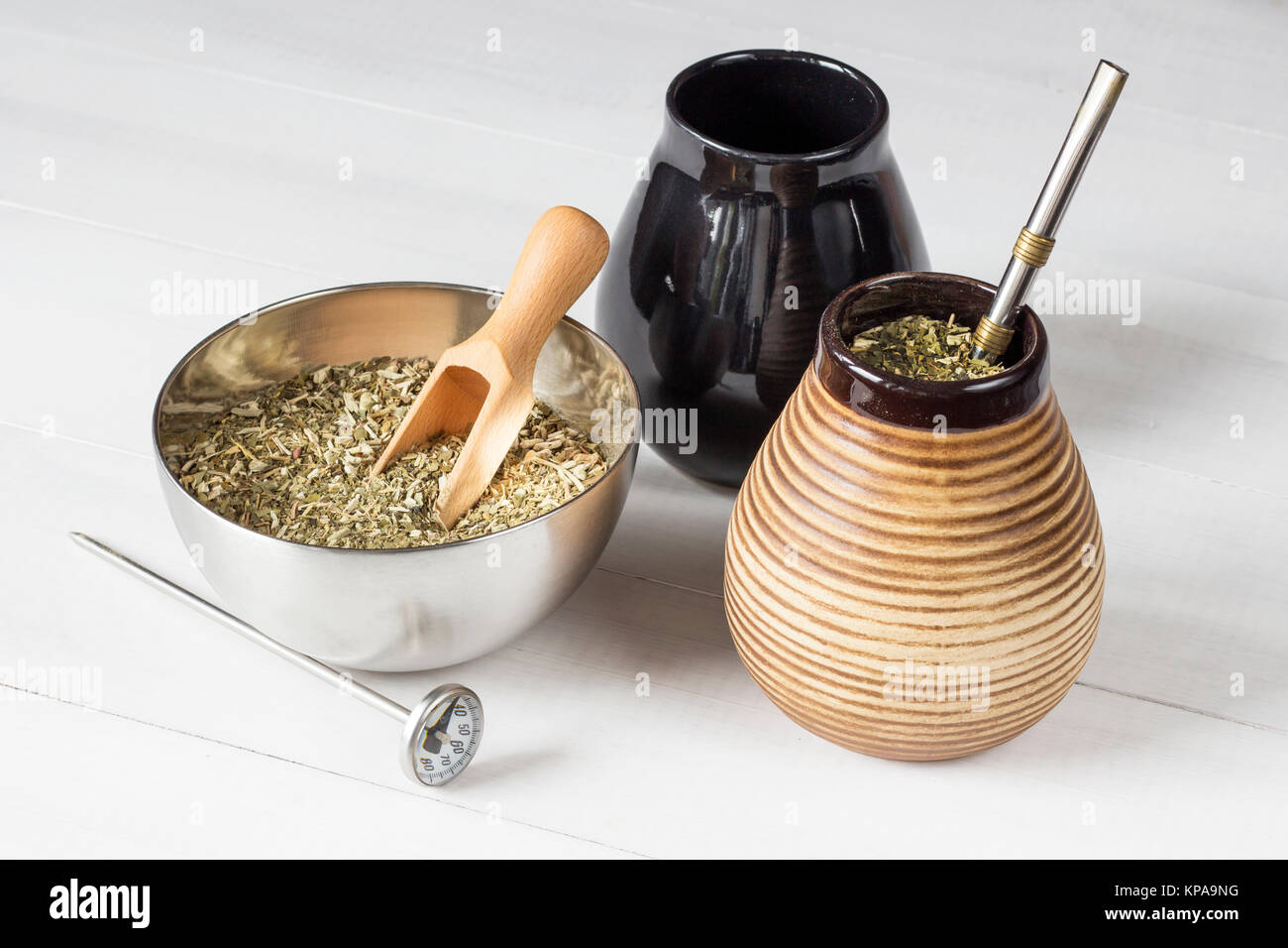 Traditional yerba mate Stock Photo - Alamy