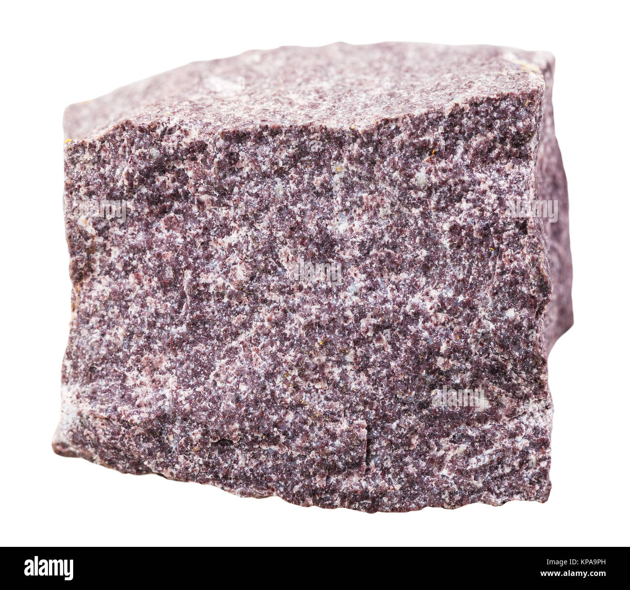 alunite mineral stone isolated on white Stock Photo - Alamy