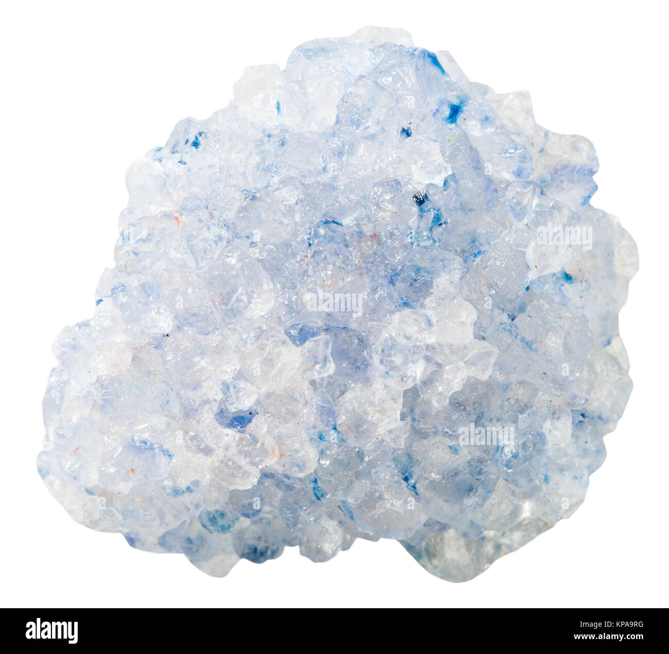 crystalline Celestine (celestite) mineral stone Stock Photo - Alamy