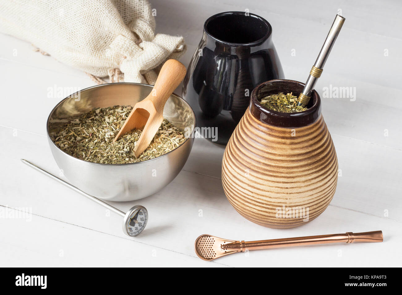Traditional yerba mate Stock Photo - Alamy