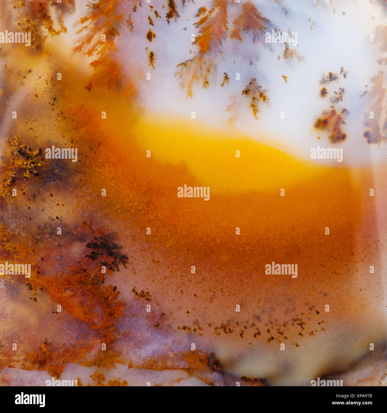 background from Dendritic Agate gem stone close up Stock Photo - Alamy