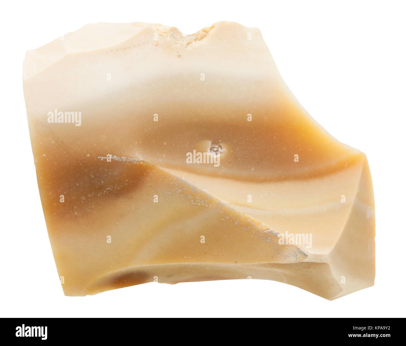 flint mineral stone with sharp edges isolated Stock Photo - Alamy