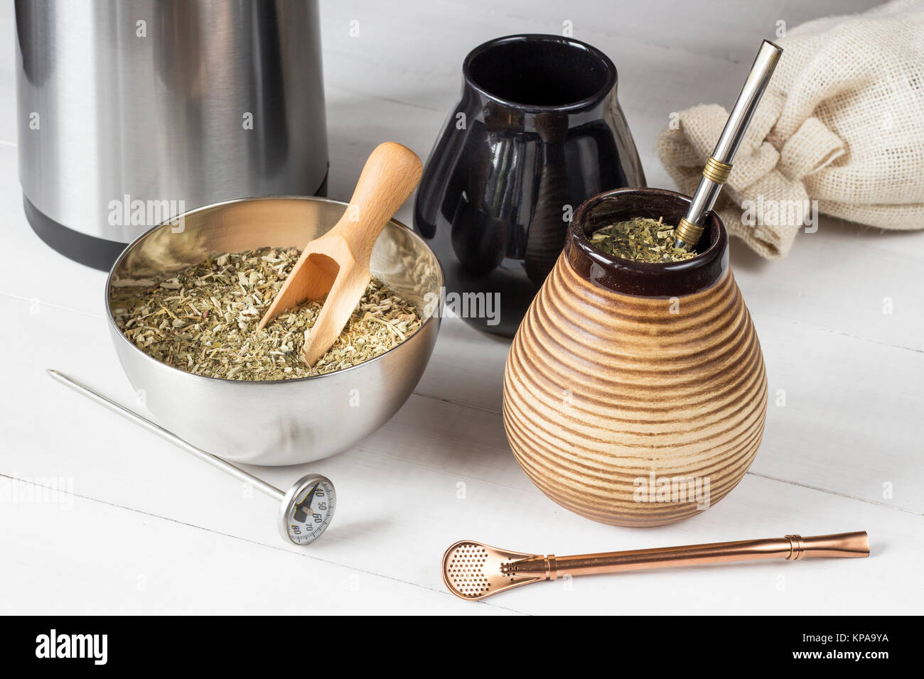 Traditional yerba mate Stock Photo - Alamy