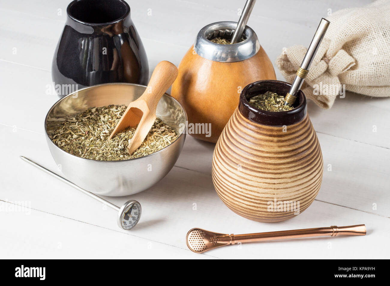 Traditional yerba mate Stock Photo - Alamy