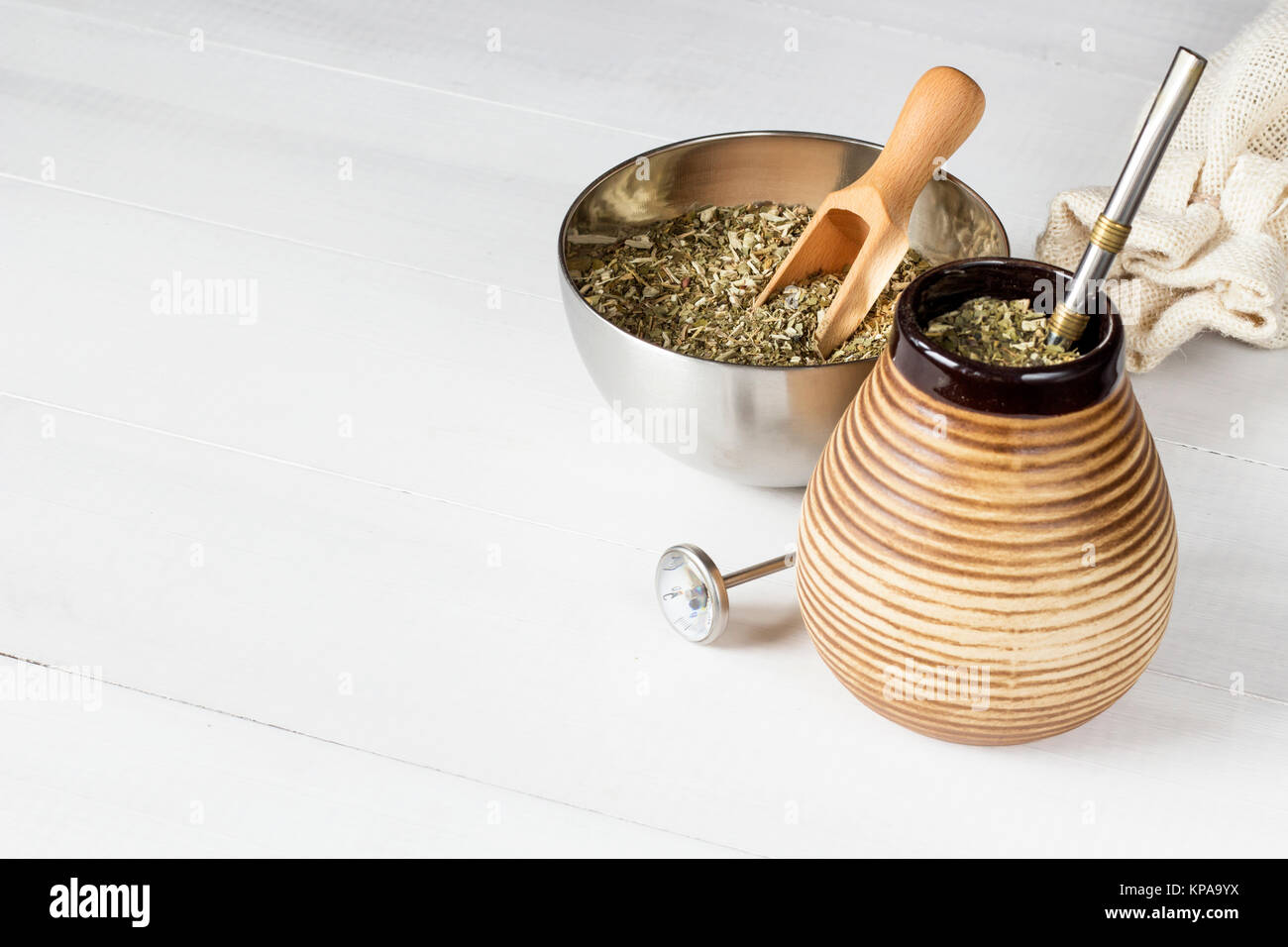 Traditional yerba mate Stock Photo - Alamy