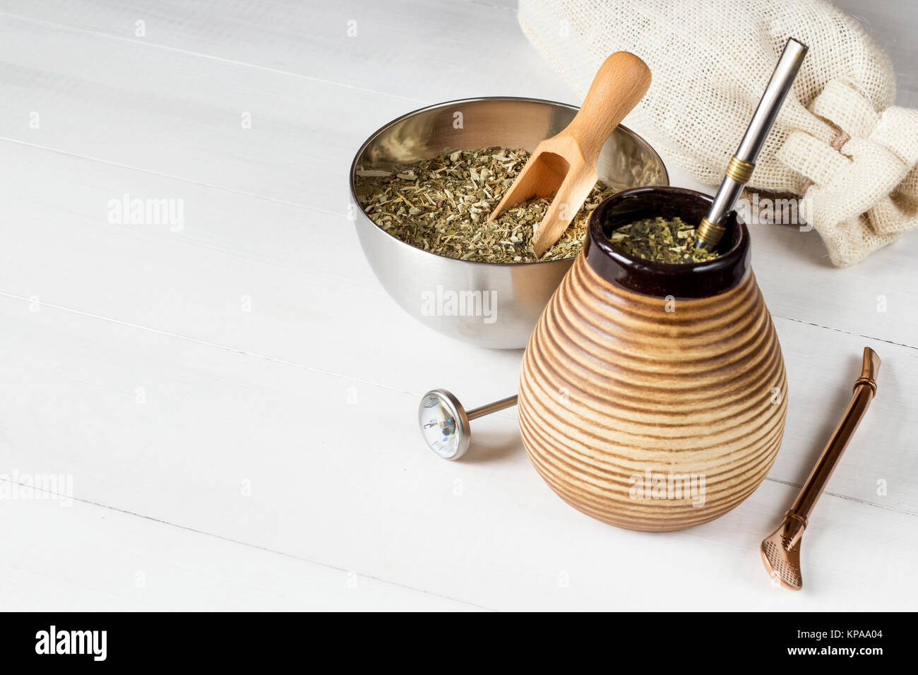 Traditional yerba mate Stock Photo - Alamy