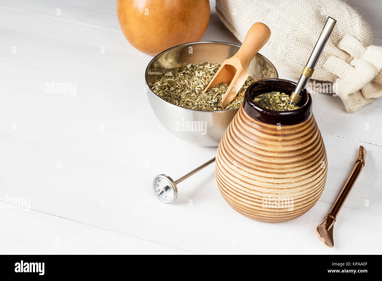 Traditional yerba mate Stock Photo - Alamy