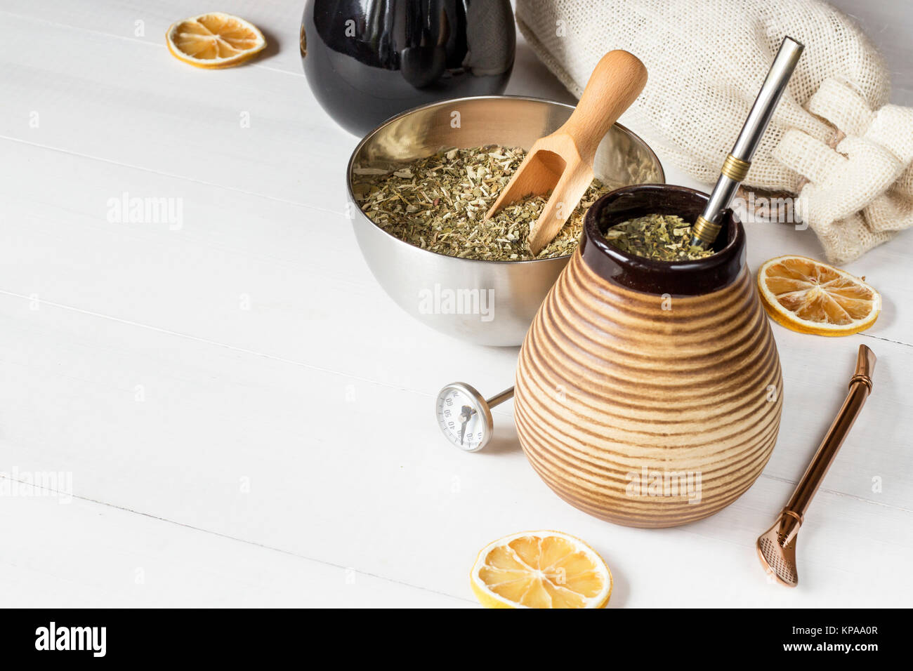Traditional yerba mate Stock Photo - Alamy