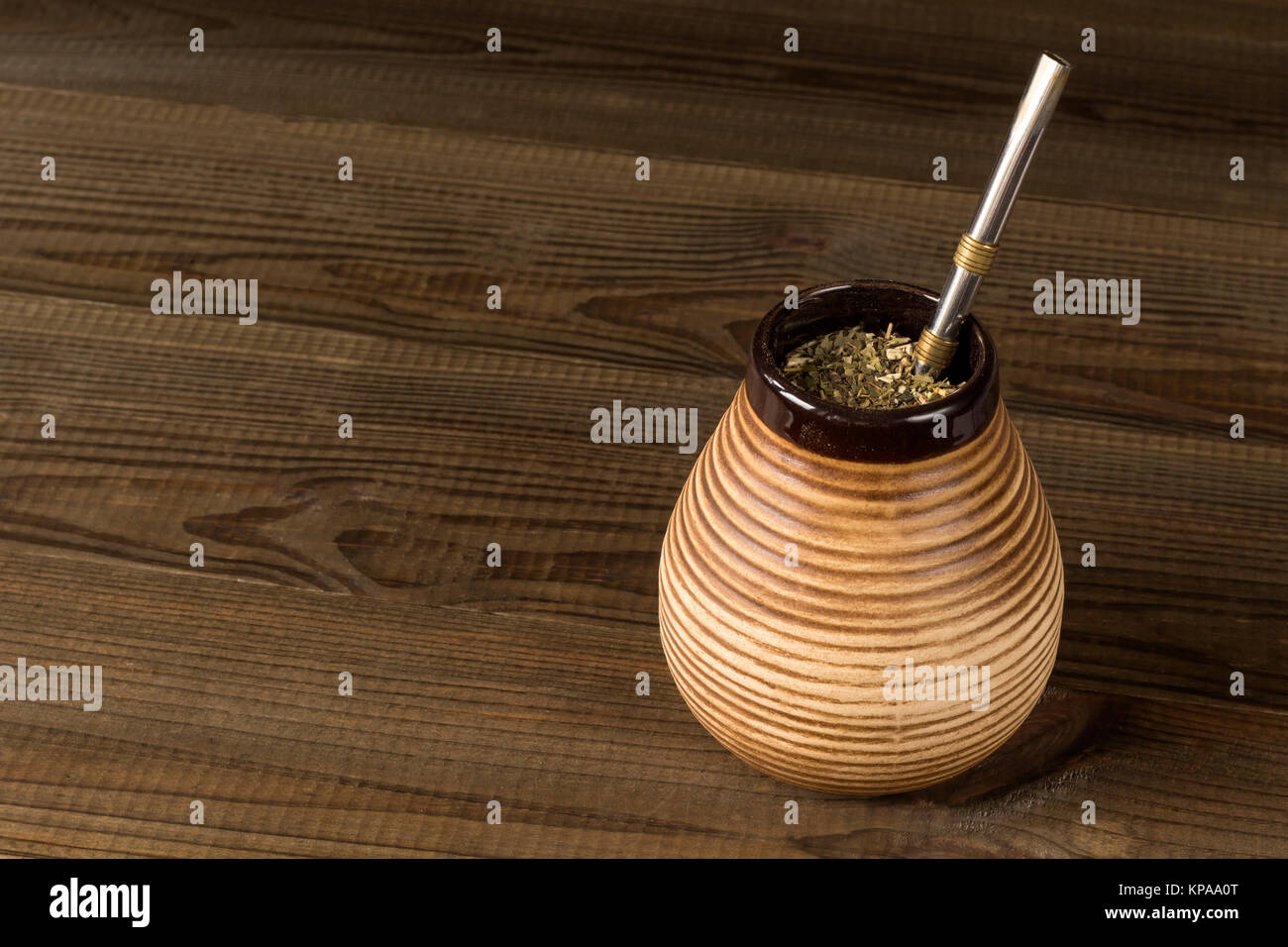 Traditional yerba mate Stock Photo - Alamy
