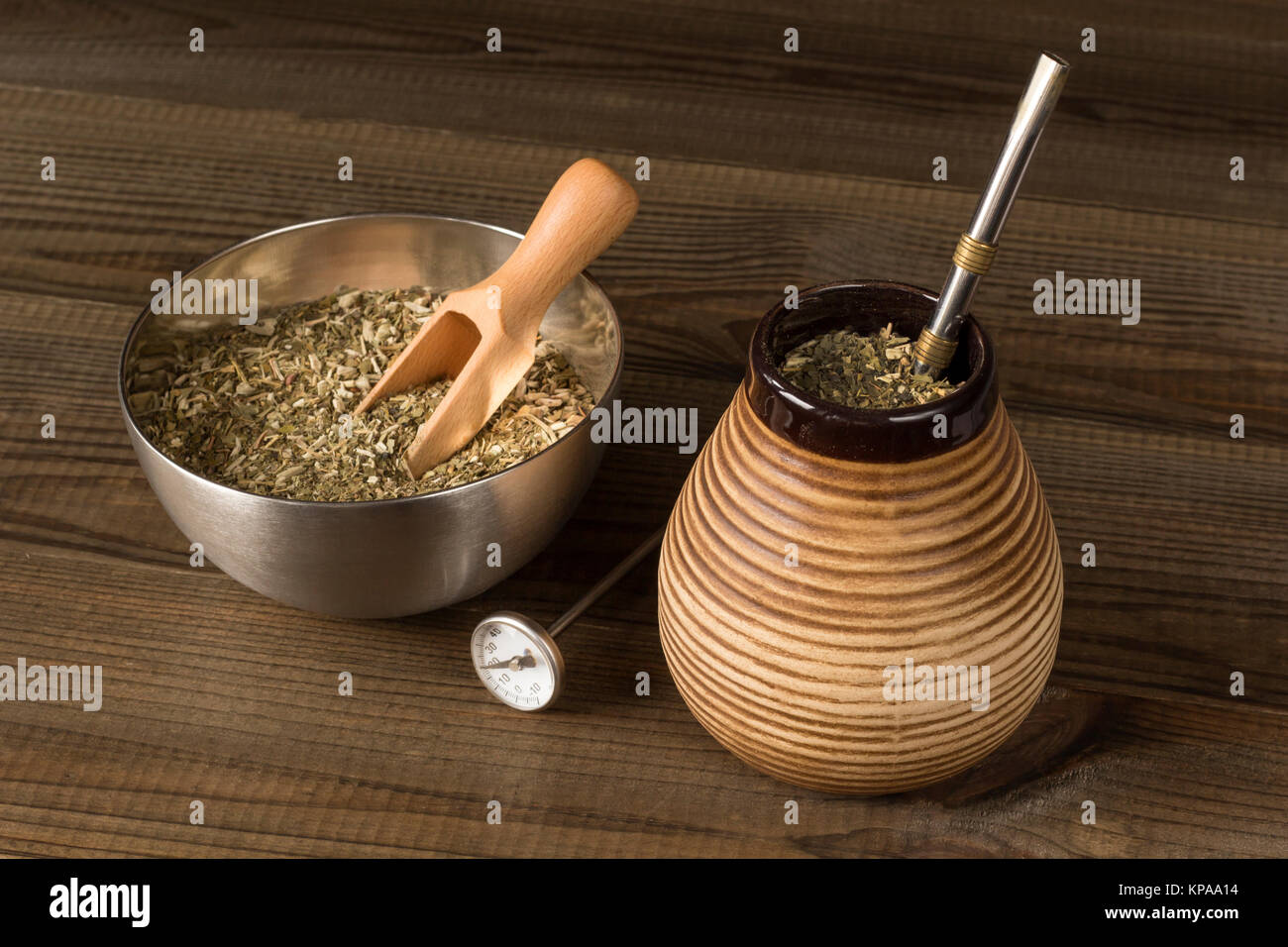 Traditional yerba mate Stock Photo - Alamy