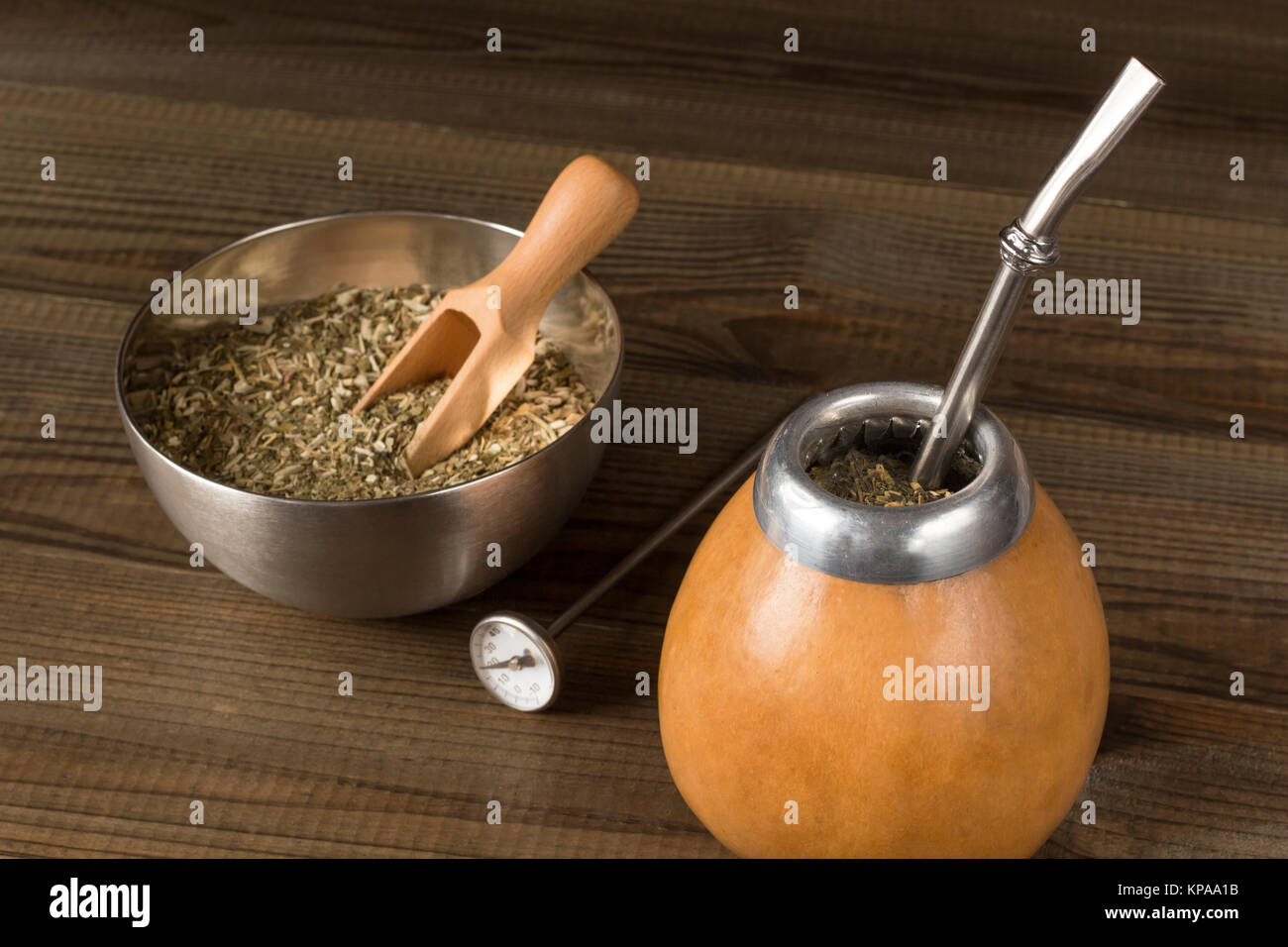 Traditional yerba mate Stock Photo - Alamy