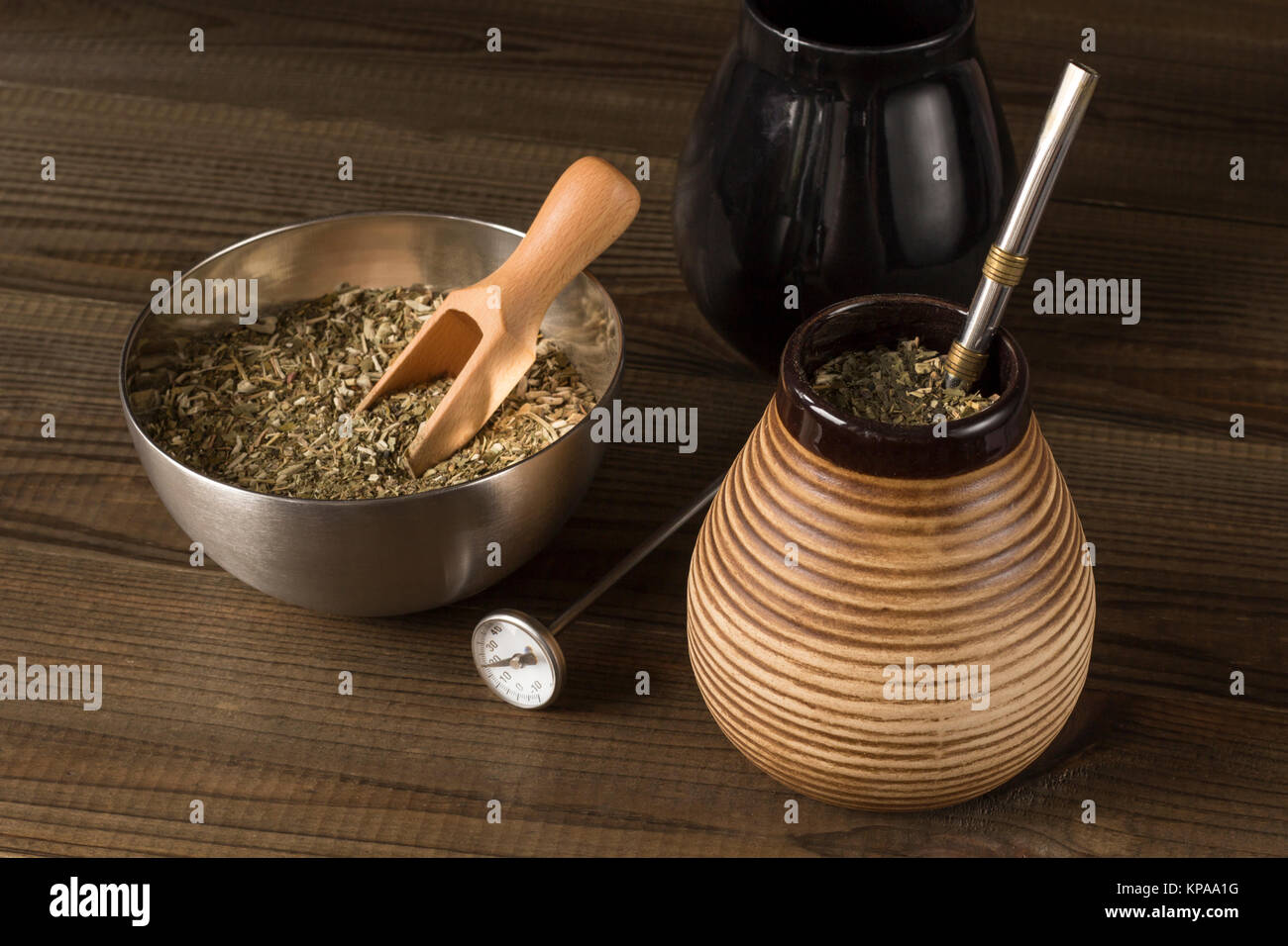 Traditional yerba mate Stock Photo - Alamy
