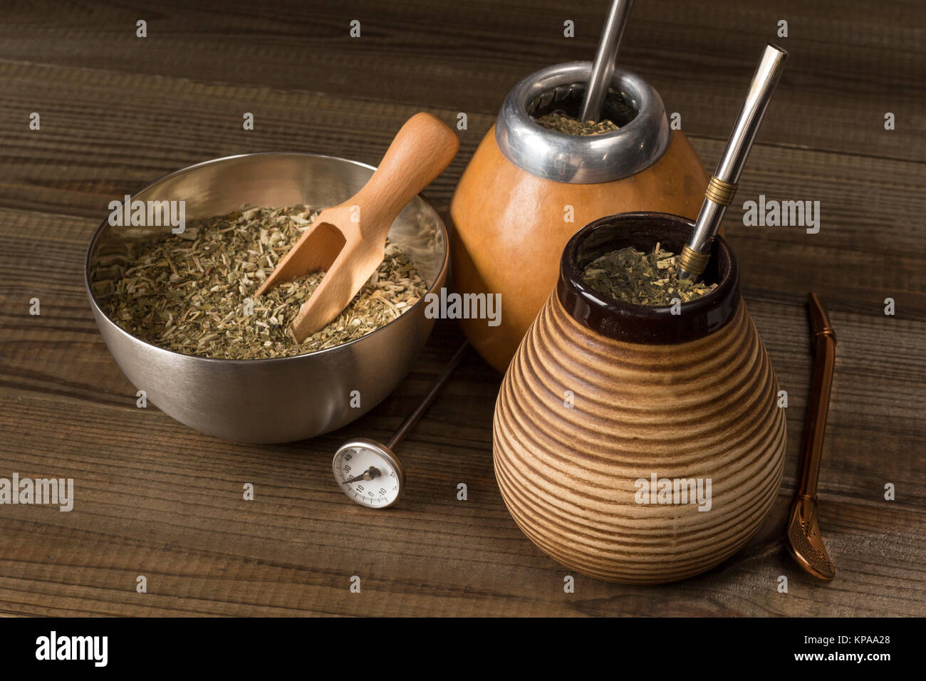 Traditional yerba mate Stock Photo - Alamy