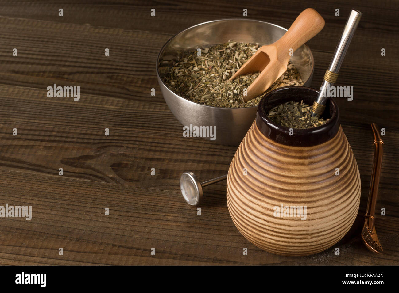 Traditional yerba mate Stock Photo - Alamy