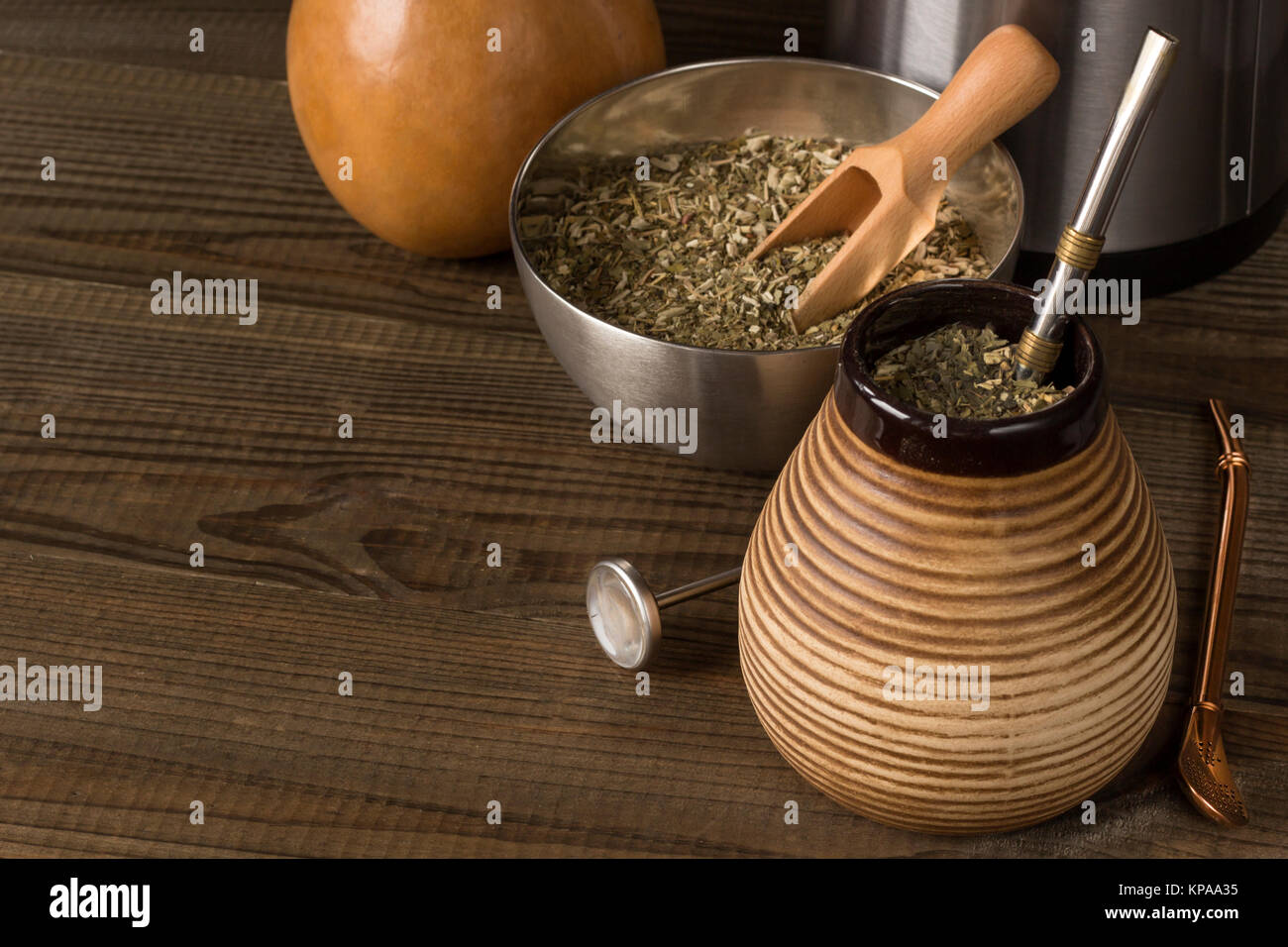 Traditional yerba mate Stock Photo - Alamy