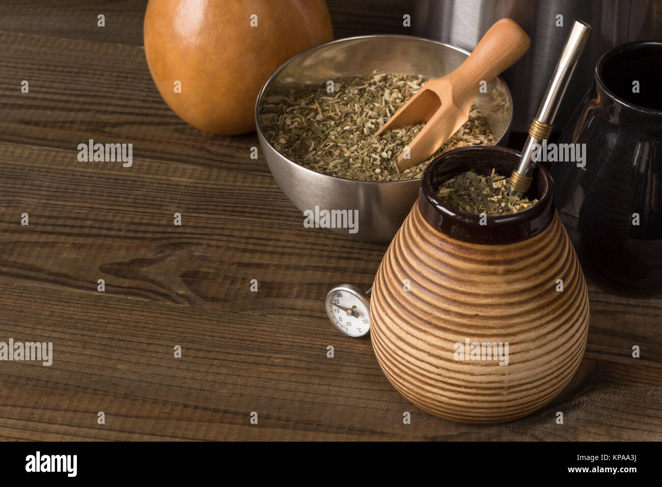 Traditional yerba mate Stock Photo - Alamy