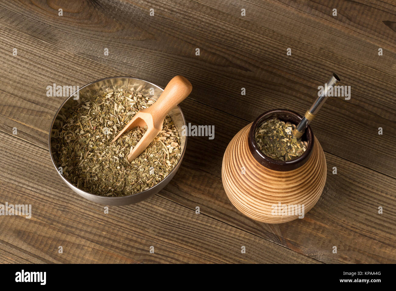 Traditional yerba mate Stock Photo - Alamy