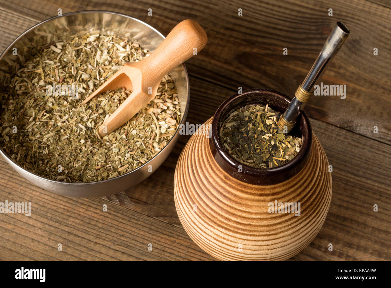 Traditional yerba mate Stock Photo - Alamy
