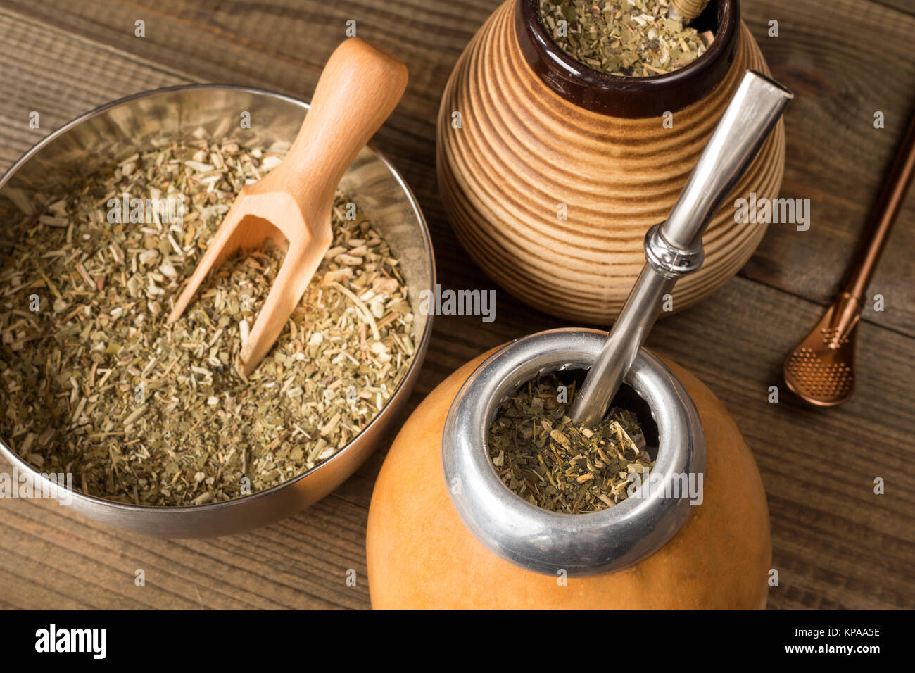 Traditional yerba mate Stock Photo - Alamy