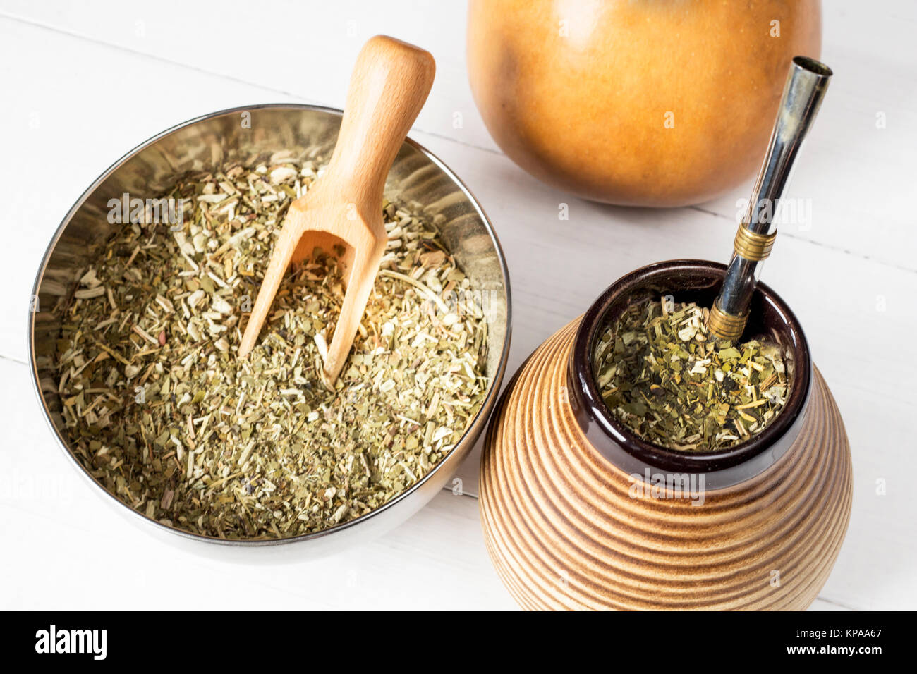 Traditional yerba mate Stock Photo - Alamy