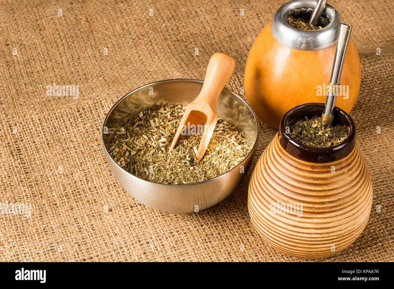 Traditional yerba mate Stock Photo - Alamy